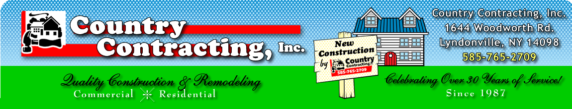 Country Contracting, inc. – Celebrating over 25 years in service
